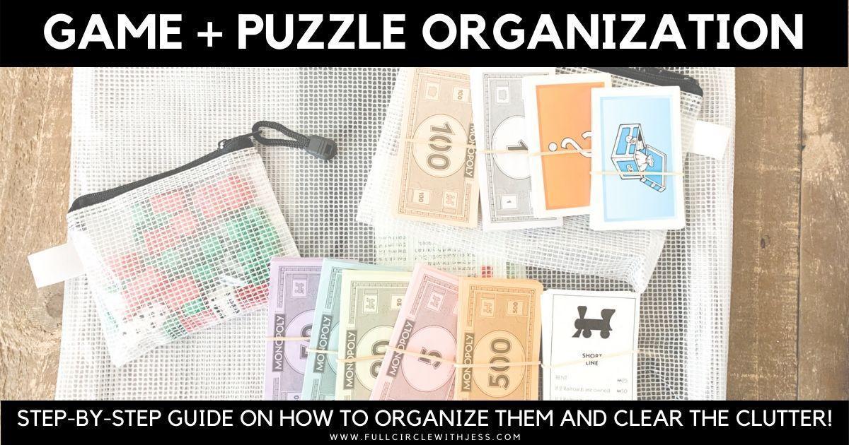 Game Organization Into Bags | How To Organize Board Games, Card Games ...