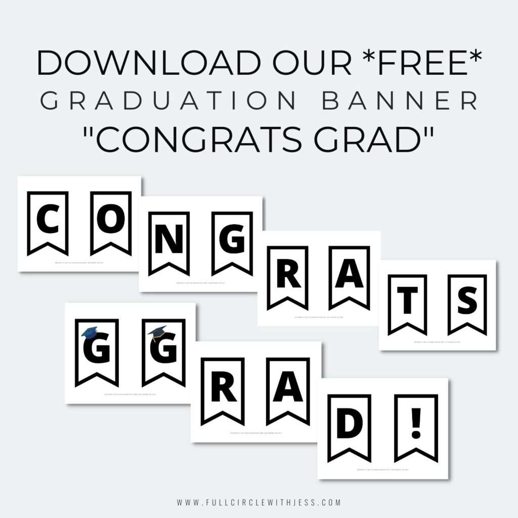 Graduation Banner Printable