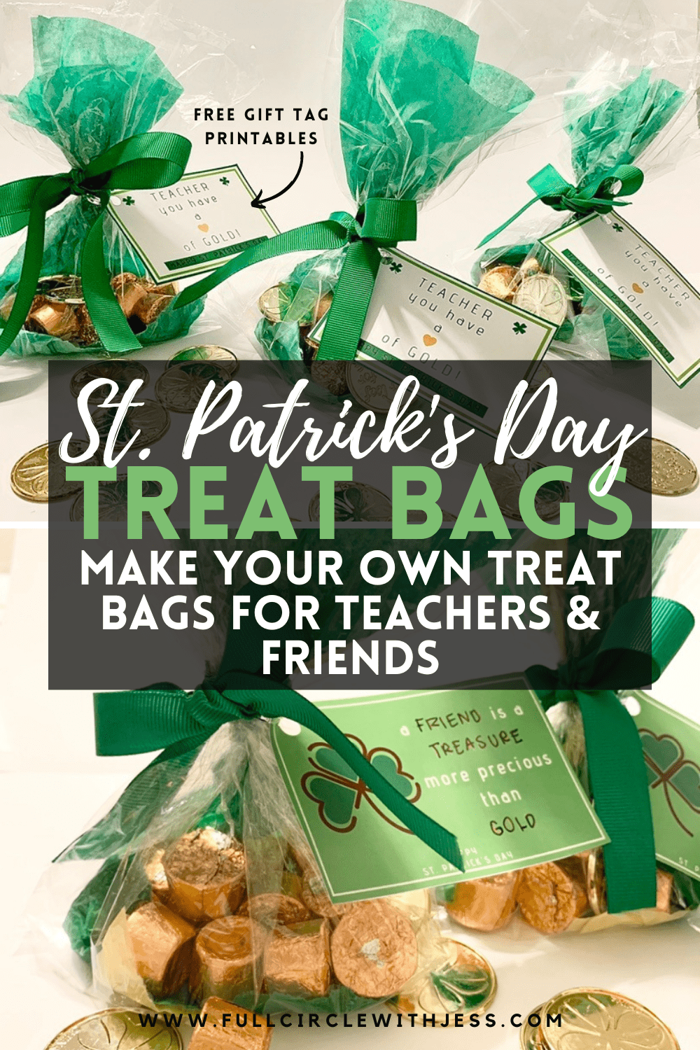 St. Patrick's Day Treat Bags | Free Printables Included