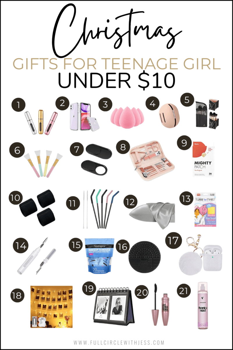 19+ Christmas Gifts For Teen Girl Under $10 That She Is Bound To Love - Full Circle With Jess