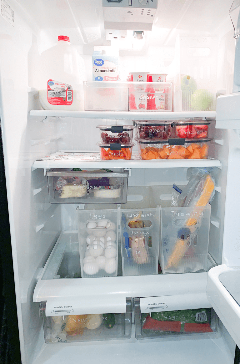 Small Fridge Organization Tips And Hacks That Really Work - Full Circle ...