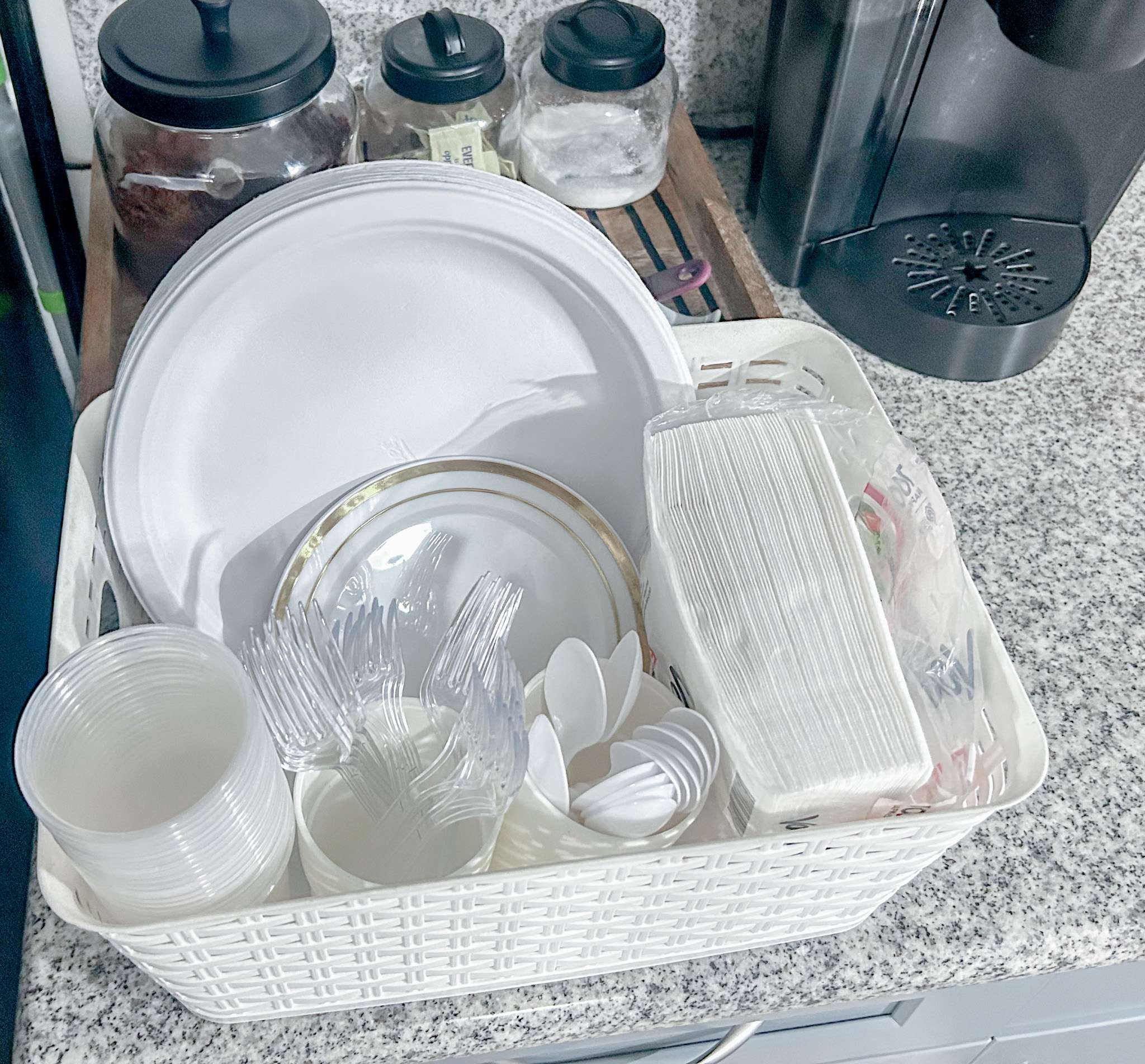 Paper Goods Storage Ideas on a Budget - Full Circle With Jess