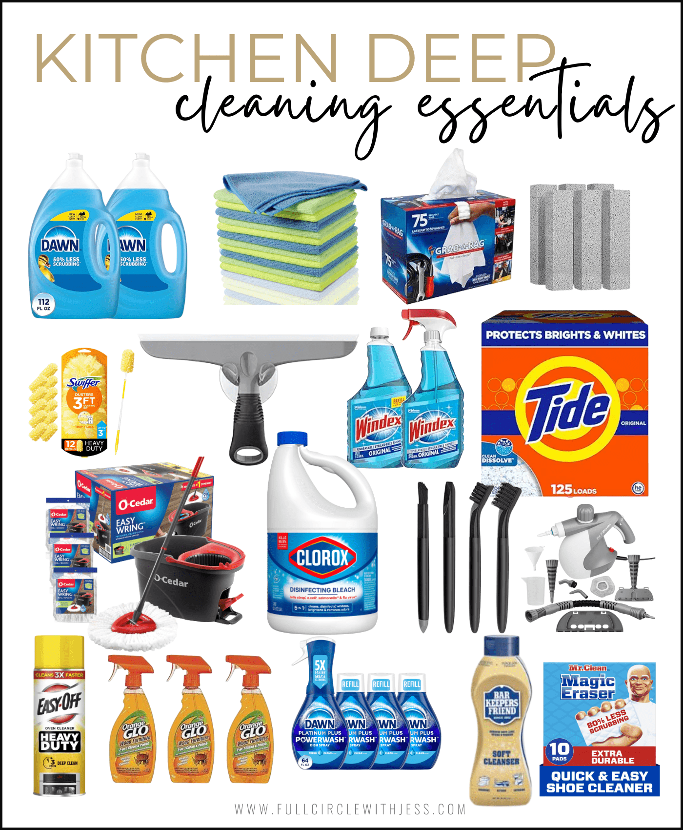 Kitchen Deep Clean | The Ultimate Kitchen Deep Cleaning Checklist (2025 Edition) - Full Circle ...